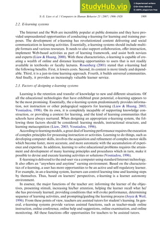 An Activity-Theoretical Approach To Investigate Learners Factors Toward E-Learning Systems | PDF