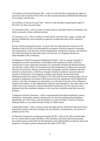 An act to recognize protect and promote the rights of indigenous ...