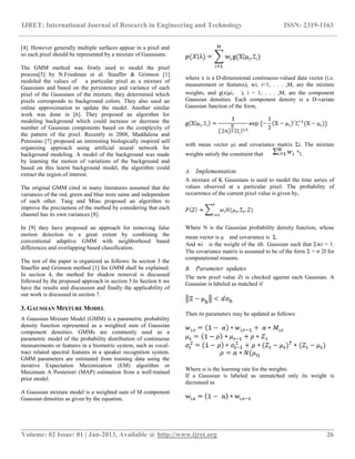 An adaptive gmm approach to background subtraction for application in real time surveillance | PDF