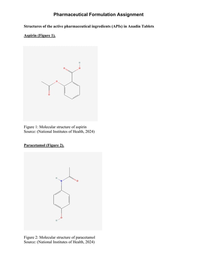 Comprehensive Analysis of Anadin Extra: Formulation, Composition, and ...