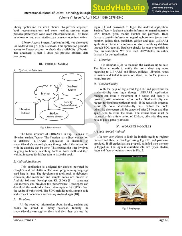 An Advanced Library Management System Using Android Device | PDF