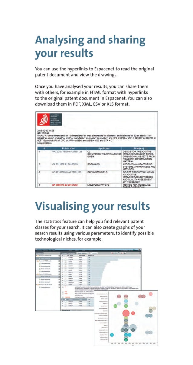 An advanced tool for searching the epo's worldwide patent data | PDF