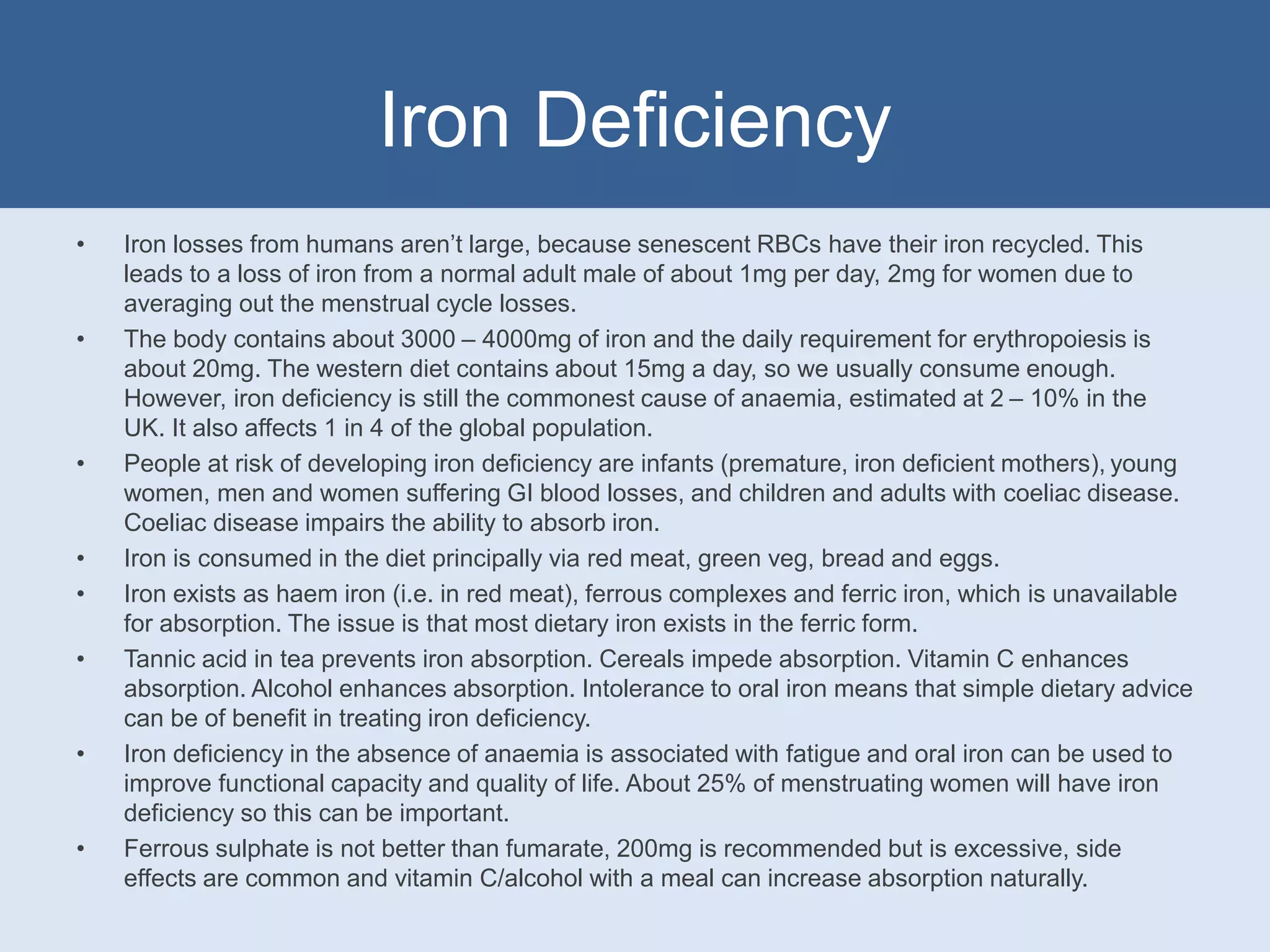 Anaemia and pathology | PPTX