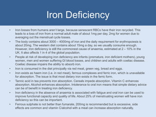 Anaemia and pathology | PPTX
