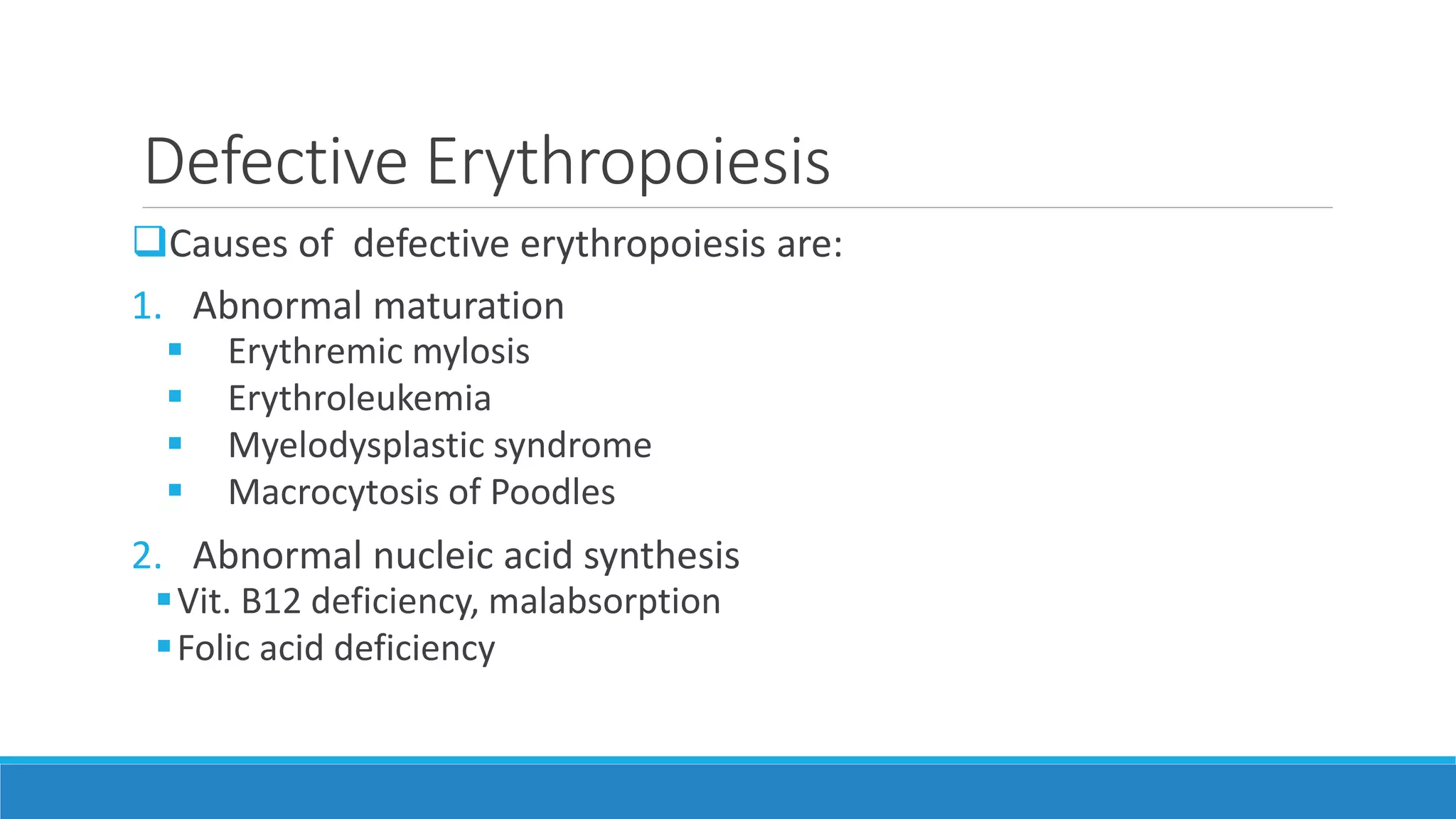 Anemia, types and causes | PPTX