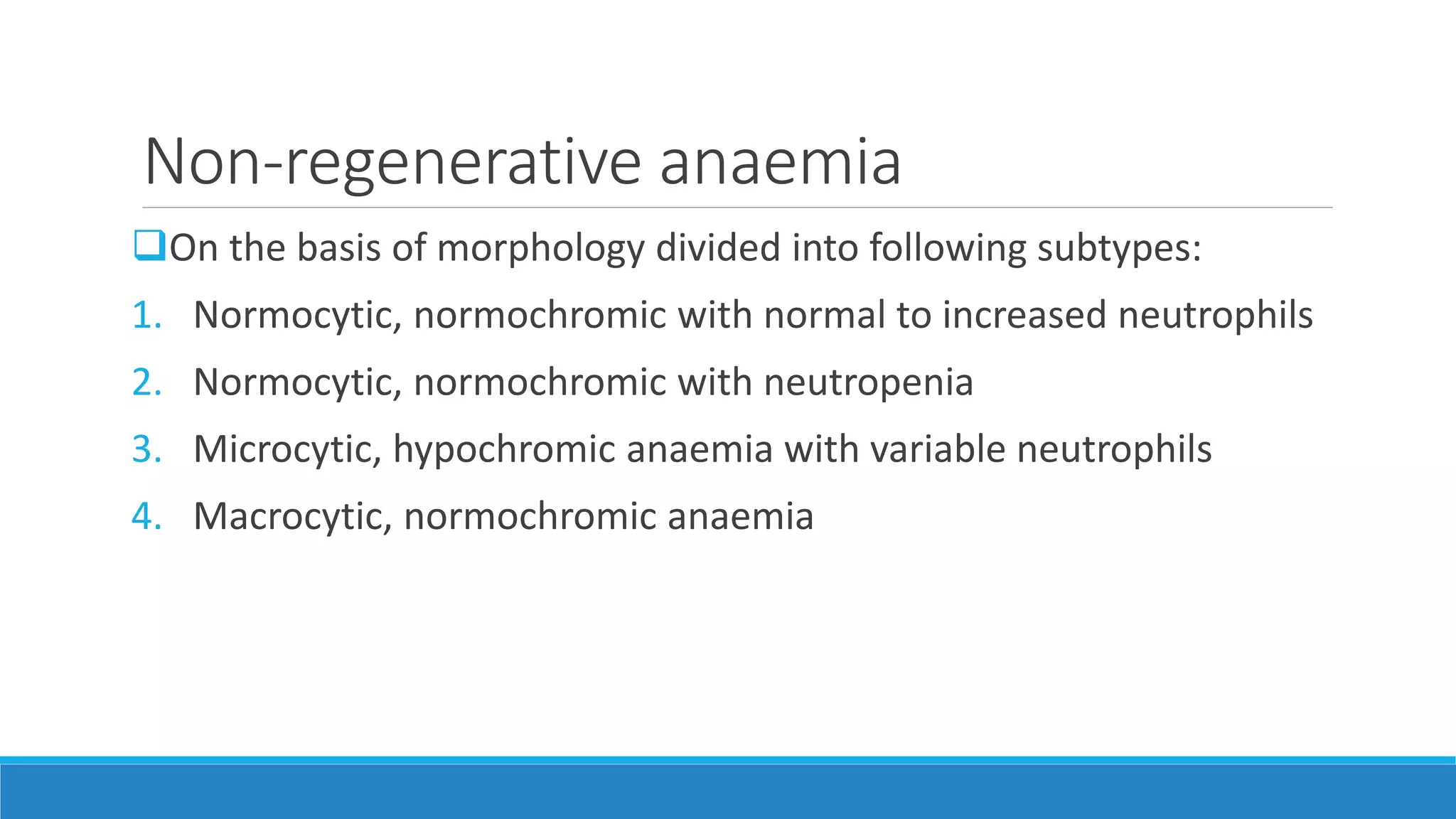 Anemia, types and causes | PPTX