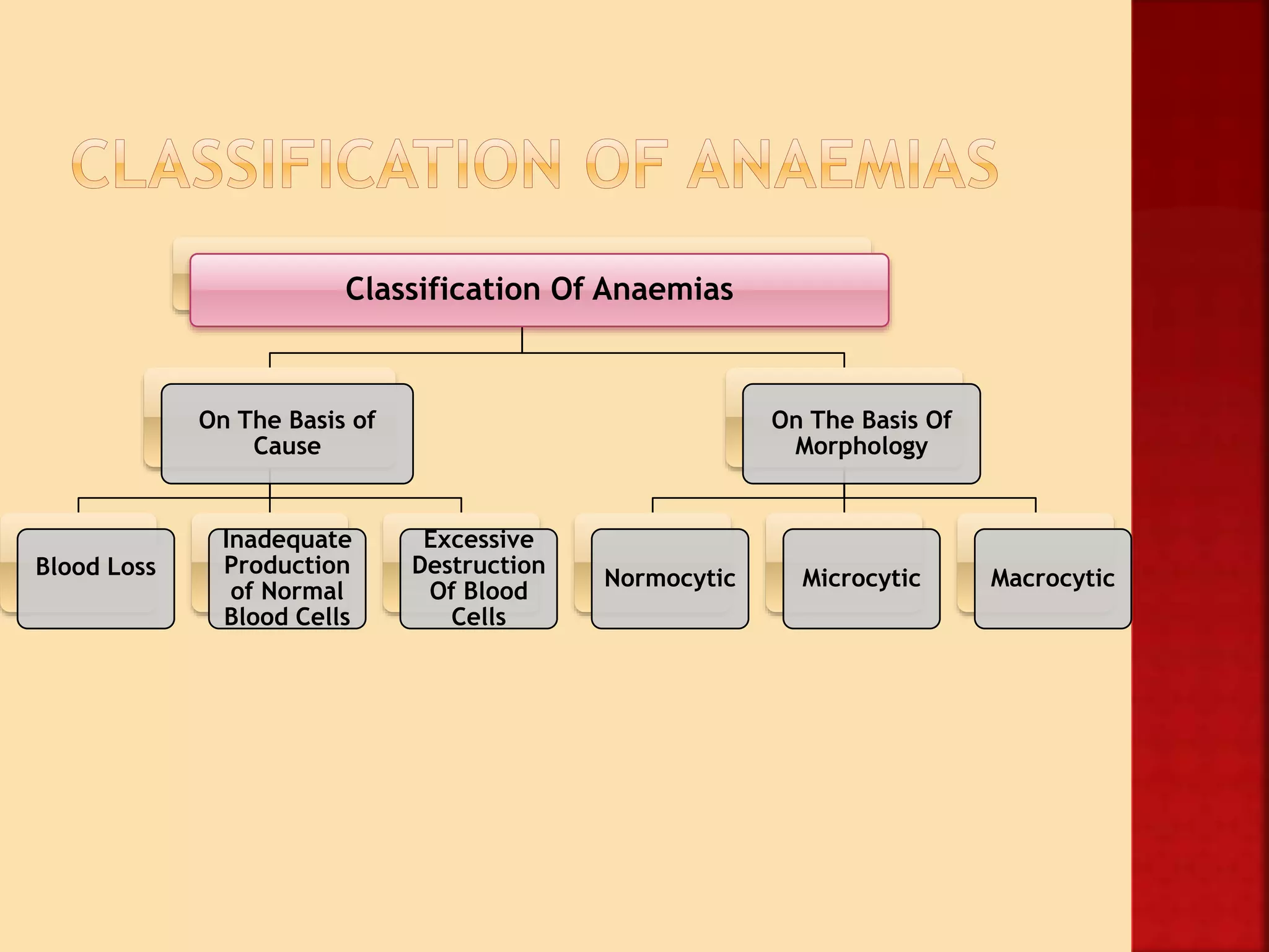 Anaemia- Classification, types, causes, pathophysiology, etiology | PPTX