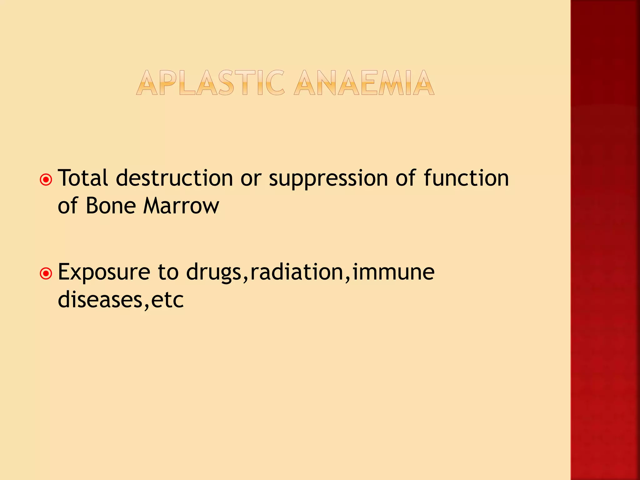 Anaemia- Classification, types, causes, pathophysiology, etiology | PPTX