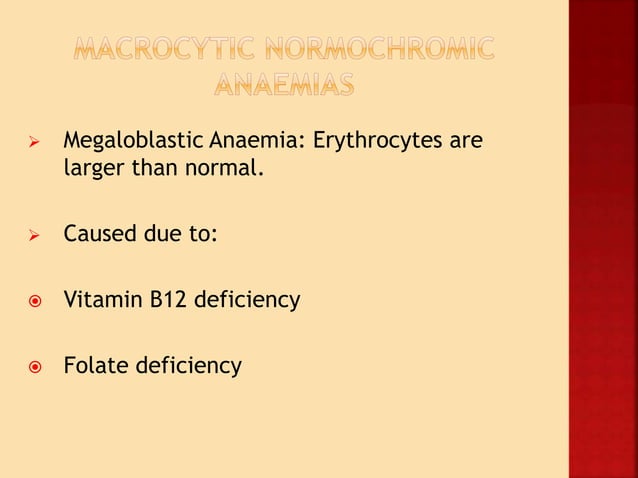Anaemia- Classification, types, causes, pathophysiology, etiology ...