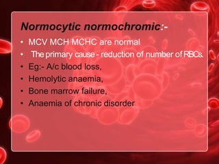 Anaemia | PPT