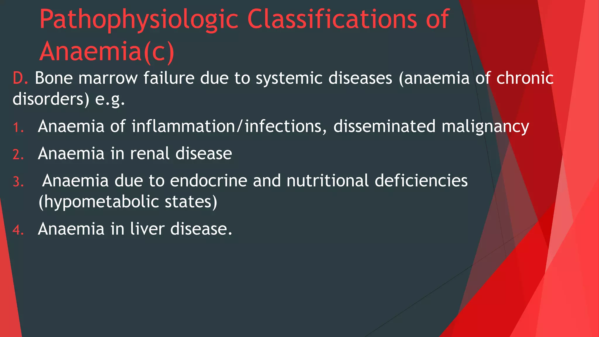 Definition and Classification of Anaemia | PPTX