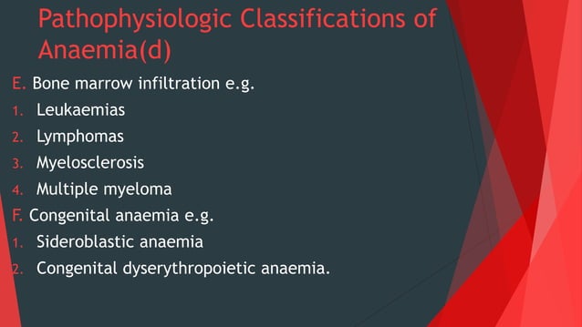 Definition and Classification of Anaemia | PPTX