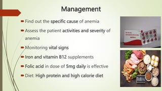 Anaemia. msn for bsc nursing students ss | PPTX