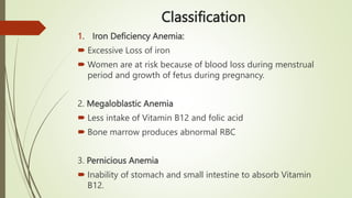 Anaemia. msn for bsc nursing students ss | PPTX