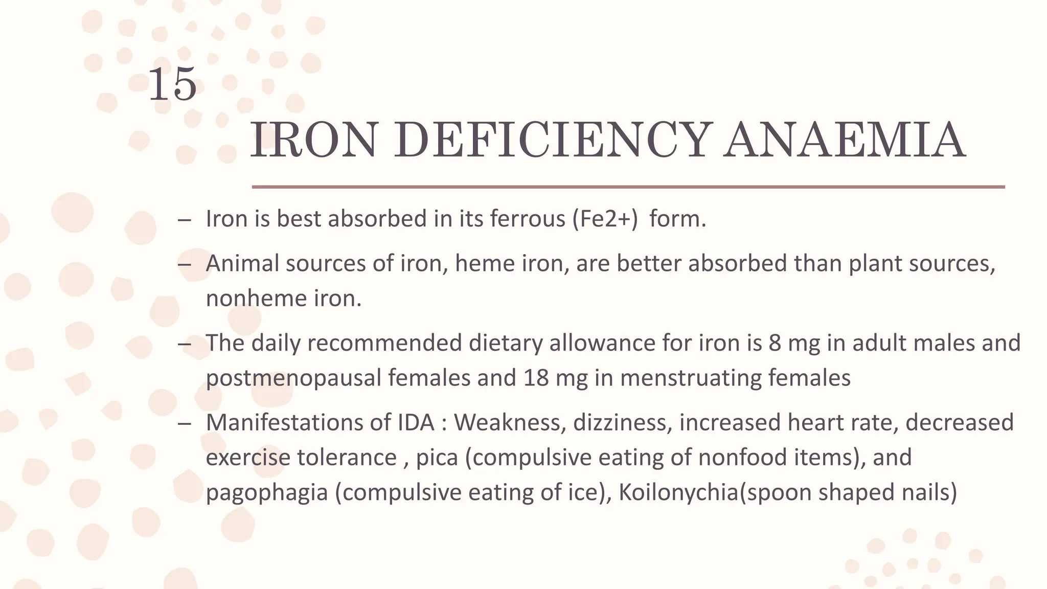 ANAEMIA.pptx slideshare it explains the pathophysiology of anaemia till ...