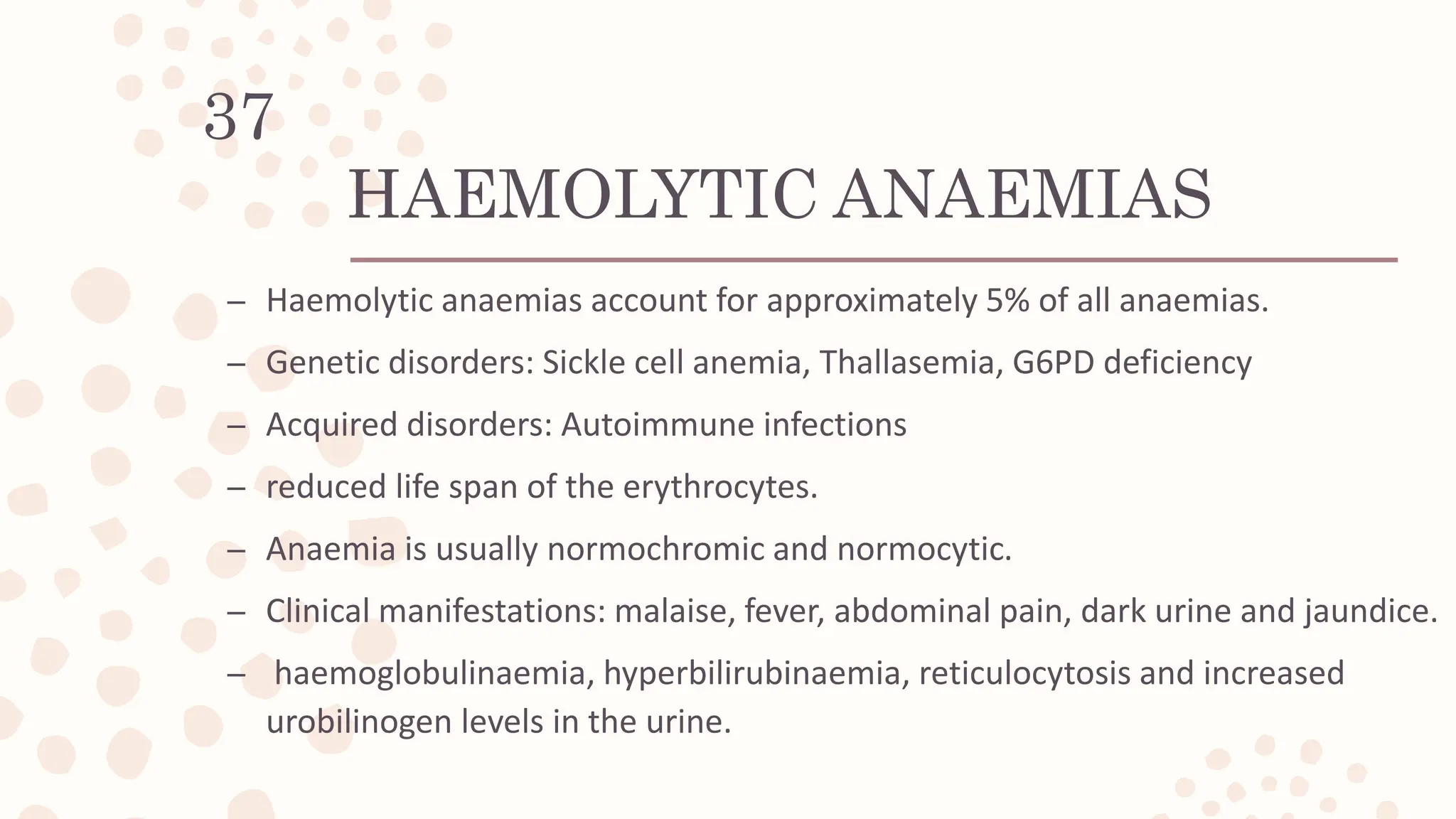 ANAEMIA.pptx slideshare it explains the pathophysiology of anaemia till ...