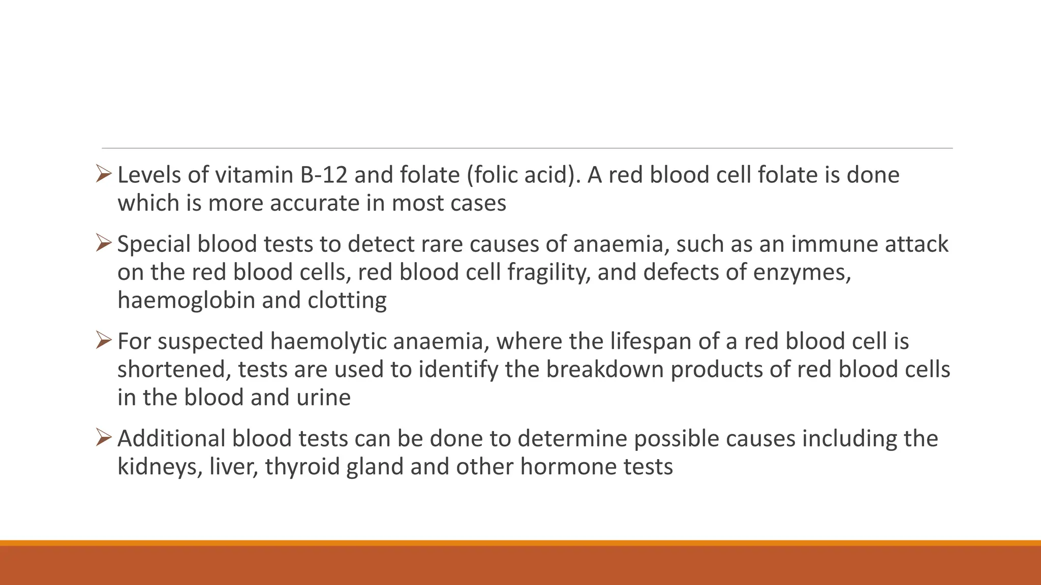 Anaemia, Types, management, signs and symptoms, etc. pptx | PPTX