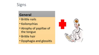 Anaemia, its prevalence , pathophysiology and its main symptoms | PPTX