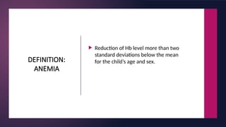 Pediatric Anemia: Diagnosis and Management Simplified | PPTX