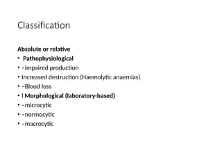 Anaemia Classification ^0 General Pathophysiology copy.pptx