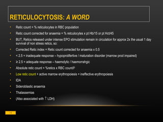 Anaemia evaluation | PPS