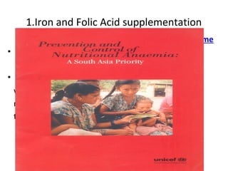 Anaemia Prophylaxis Programme | PPT