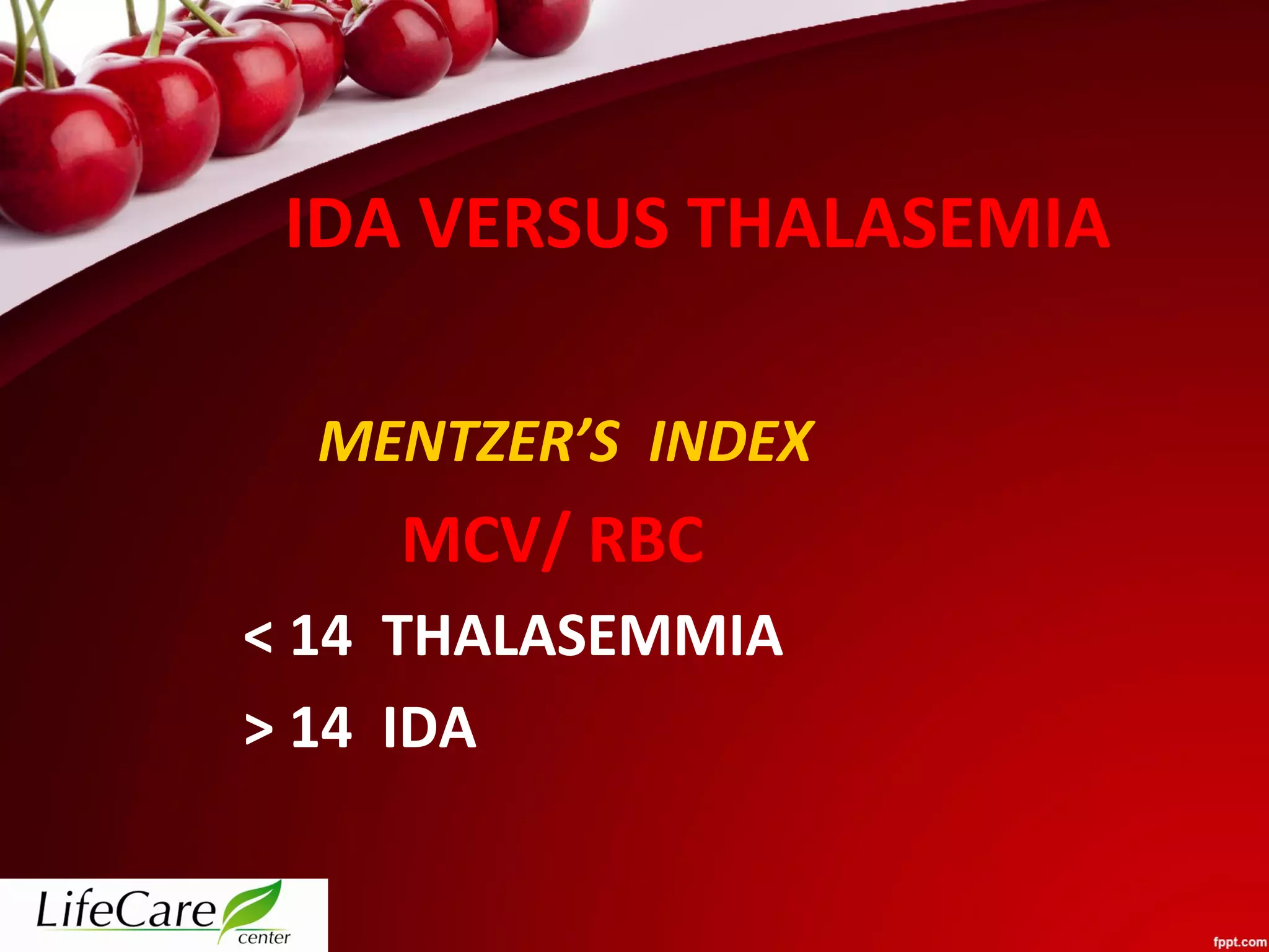 Understanding Iron Deficiency Anaemia (IDA) Lab Test & management with ...