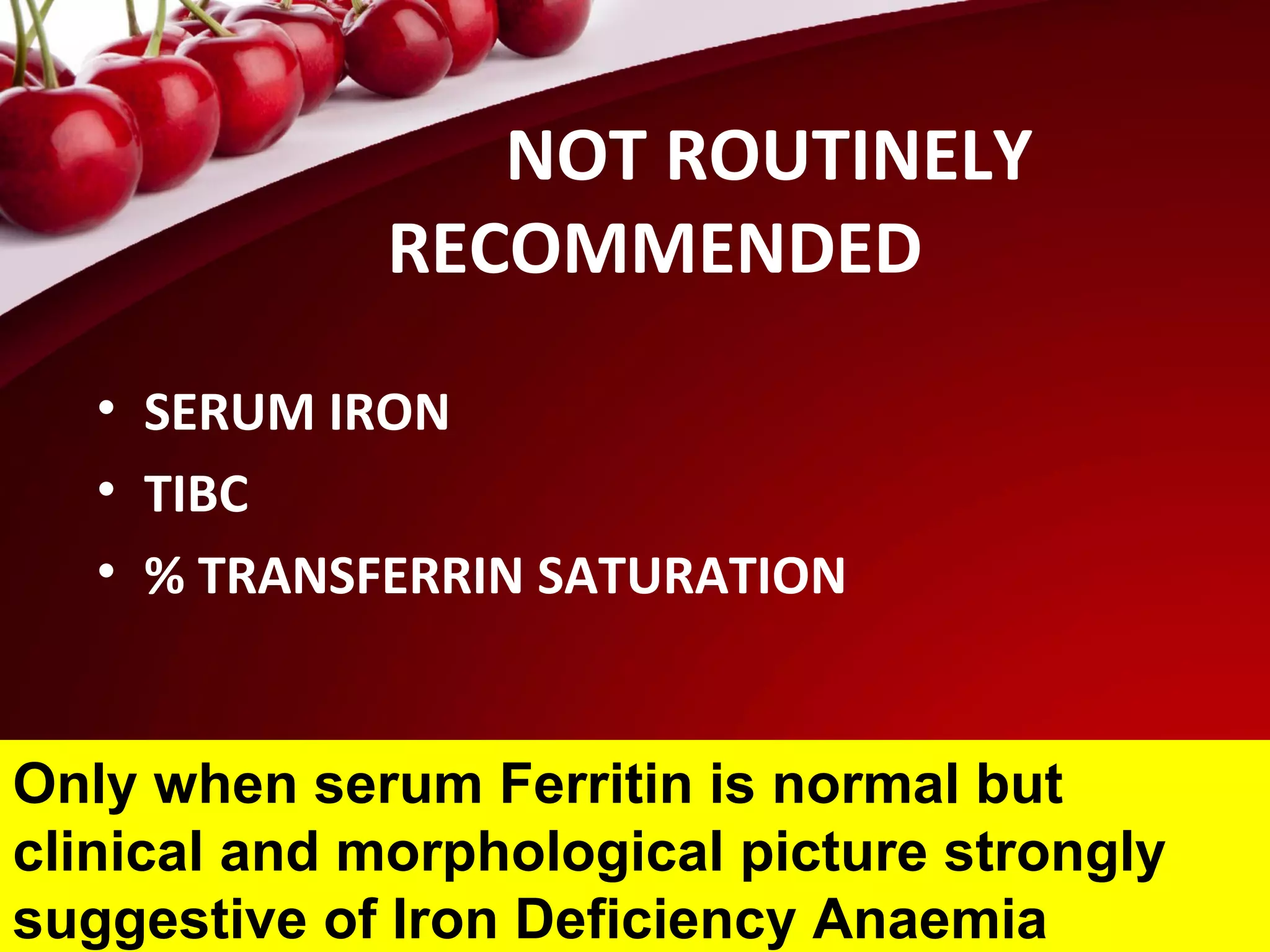 Understanding Iron Deficiency Anaemia (IDA) Lab Test & management with ...