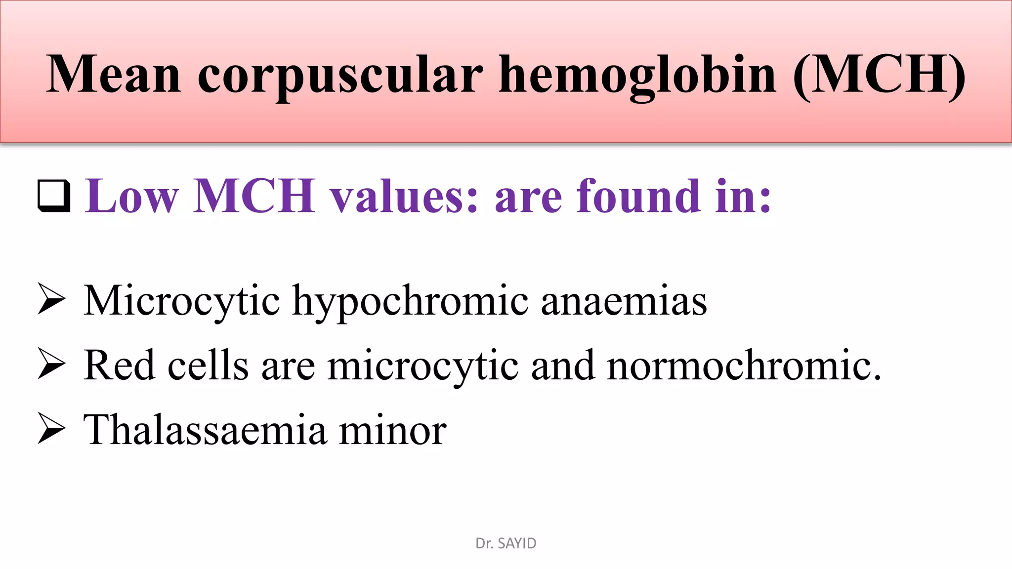 Anemia,classification of anaemia, Hb, RBC indicie | PPTX