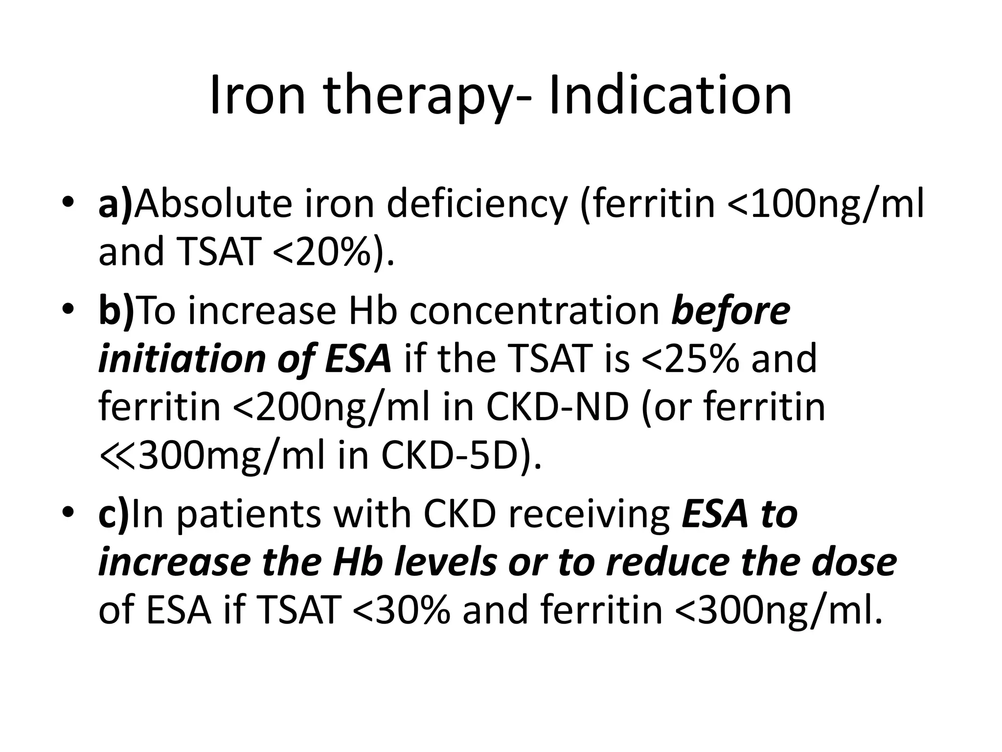 Anaemia in CKD | PPTX