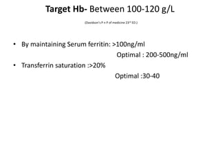Anaemia in CKD | PPTX