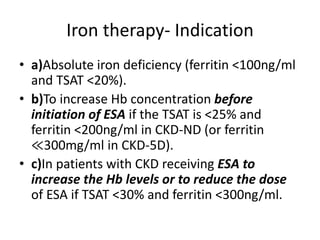Anaemia in CKD | PPTX