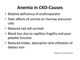 Anaemia in CKD | PPTX