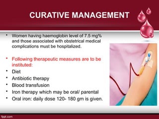Anaemia in pregnancy and its evaluation ppt | PPTX | Pregnancy ...