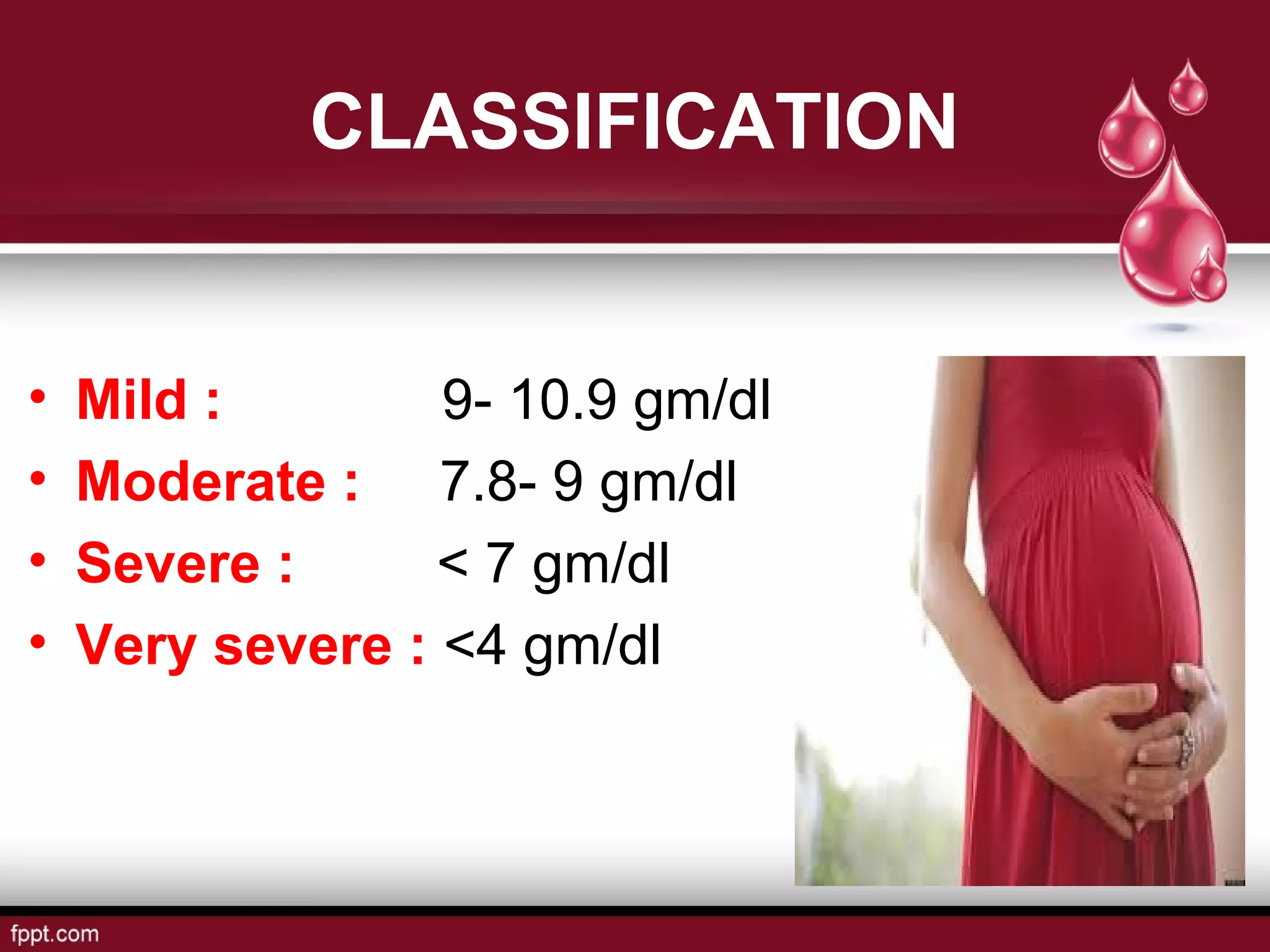 Anaemia in pregnancy | PPT