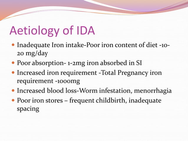 Anaemia in pregnancy ICOG guidelines | PPTX