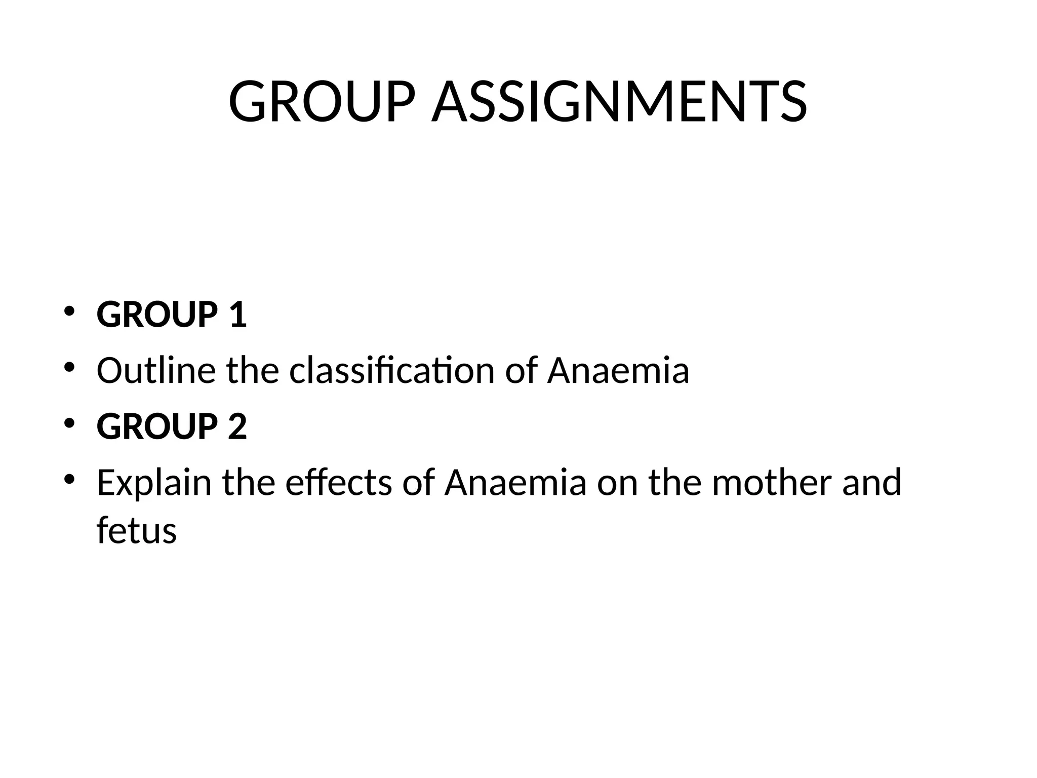 ANAEMIA IN PREGNANCY POWER POINT Presentation.pptx