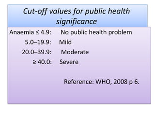 anaemia in the tropic( causes,management).pptx