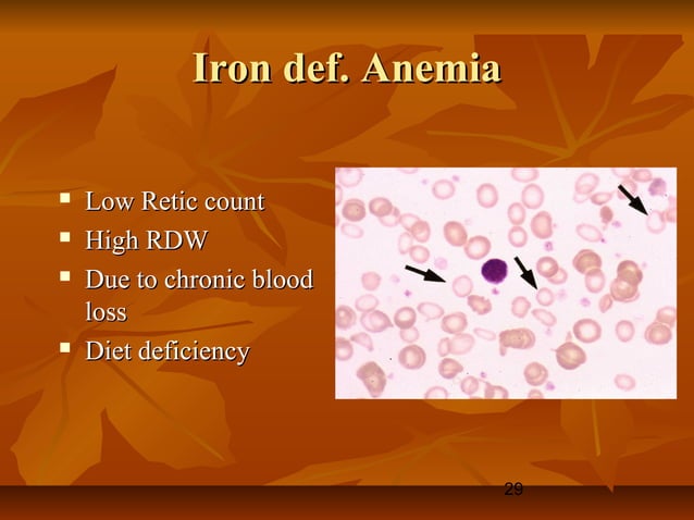 Anemia PPT | PPT