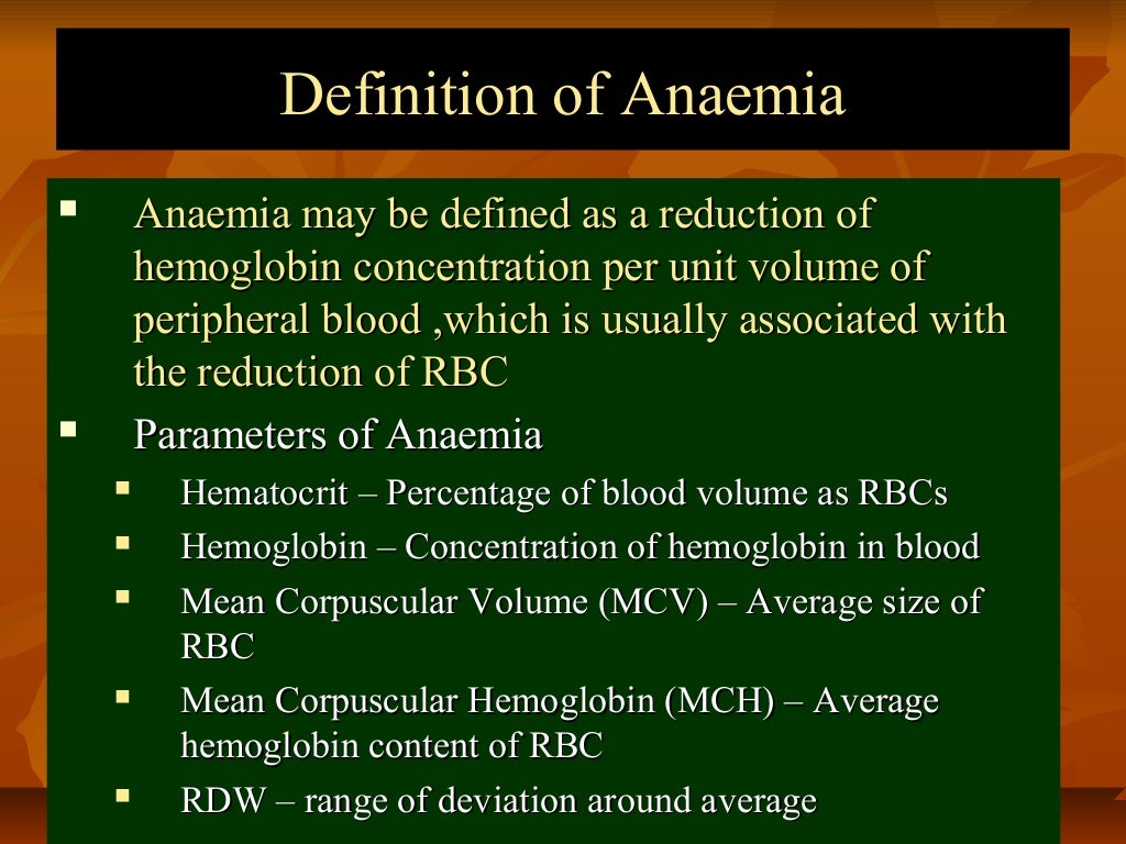 Anemia PPT