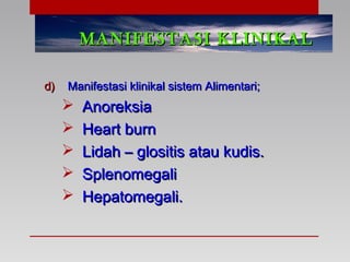 ANAEMIA & THALASSEMIA | PPT