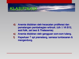 ANAEMIA & THALASSEMIA | PPT