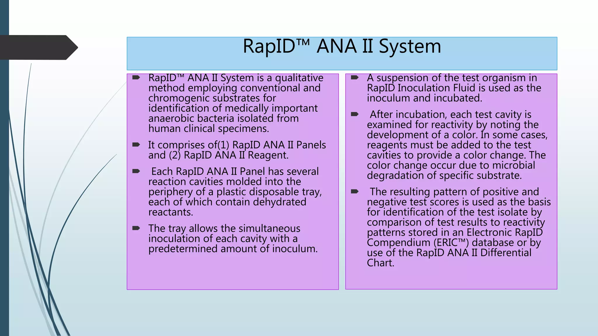 Methods for rapid identification of anaerobes | PPTX