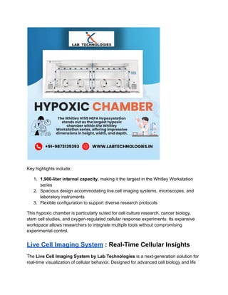 Buy Anaerobic Workstation & Hypoxic Systems by Lab Technologies | PDF