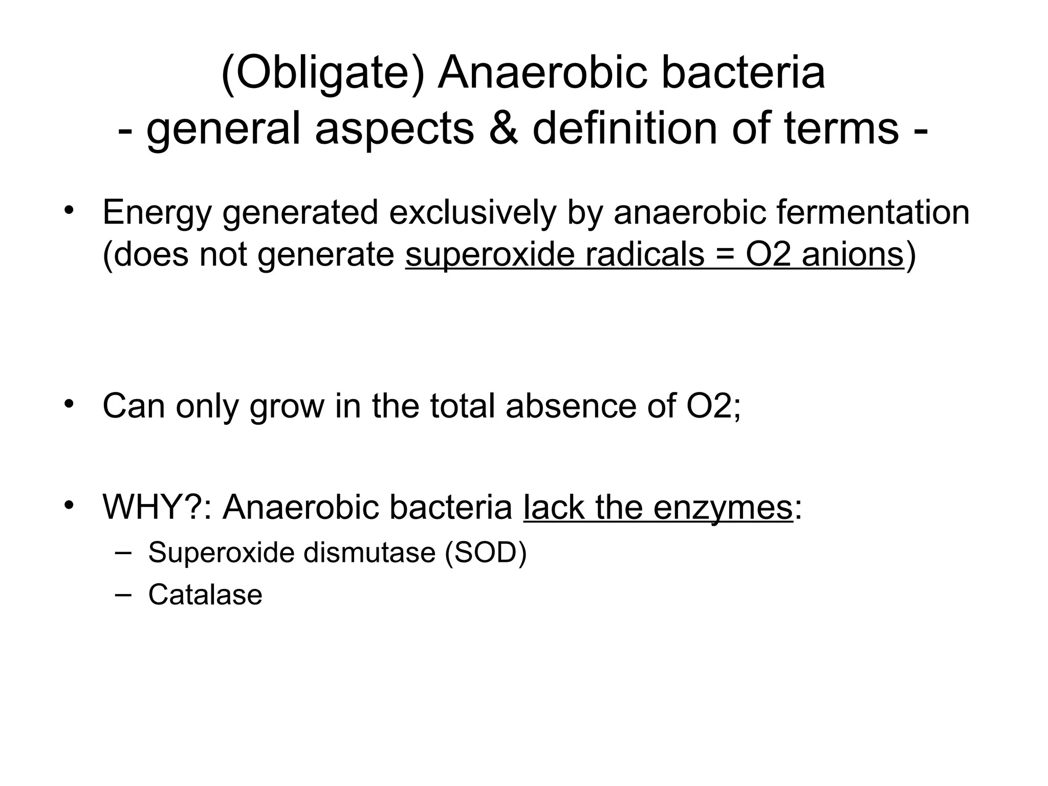 Anaerobic bacteria | PPT