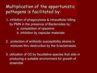 Anaerobic Bacteriology Lecture | PPT