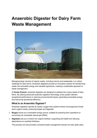 Anaerobic Digester for Dairy Farm Waste Management.docx