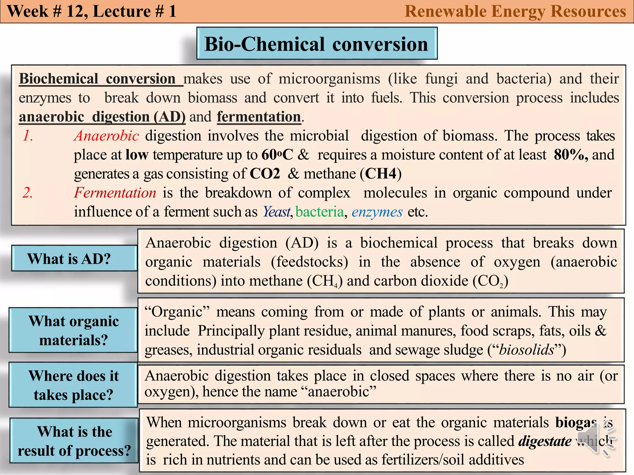 Anaerobic digestion (ad) of biomass renewable energy resources | PDF