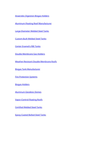 Anaerobic Digestion (AD) Tanks for UASB, EGSB, SBR, BAF, USR, and CSTR Systems.docx