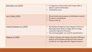 ANAEROBIC DIGESTION AND BIOHYTHANE PRODUCTION .ppt